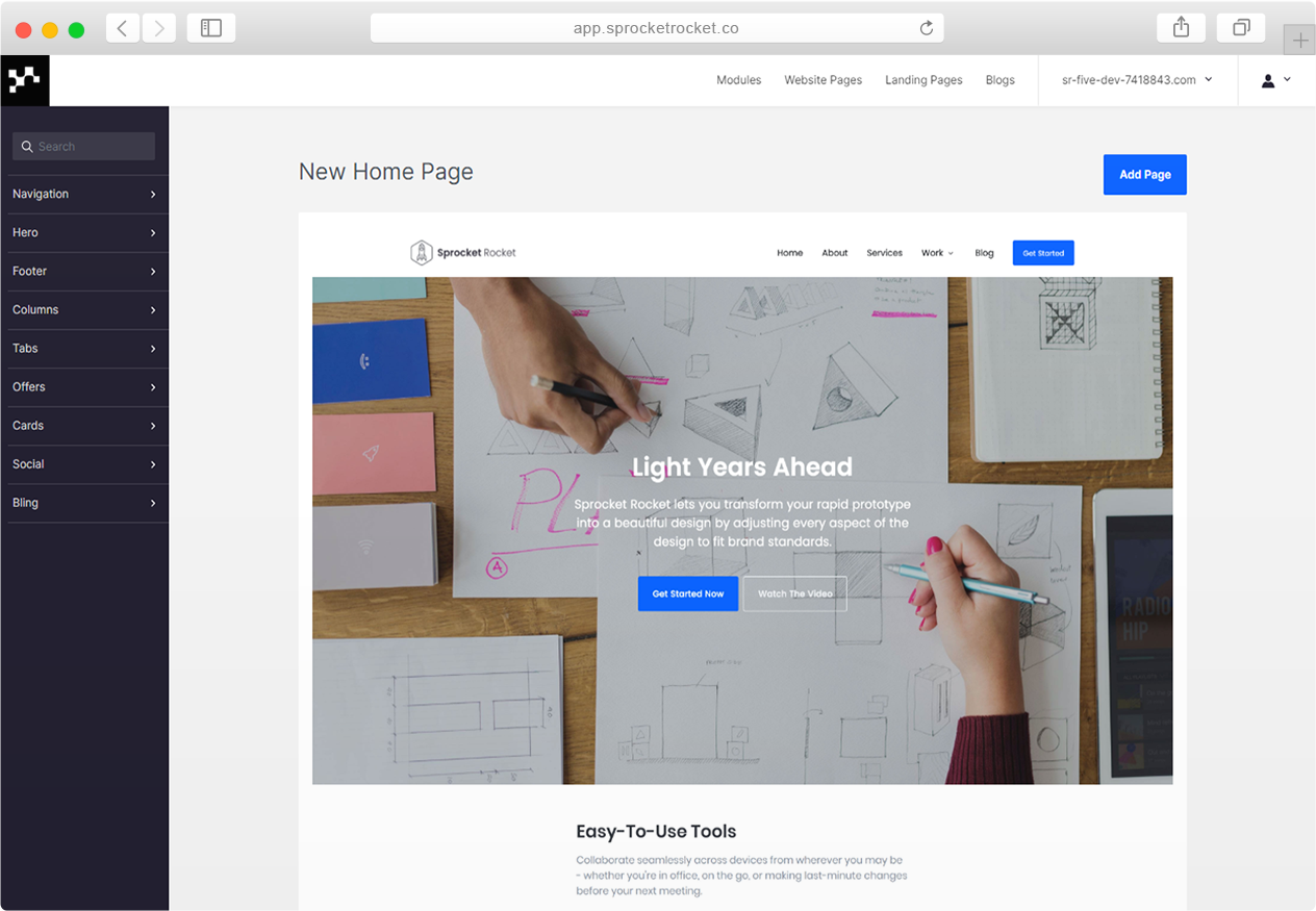 Sprocket Rocket | Get Started