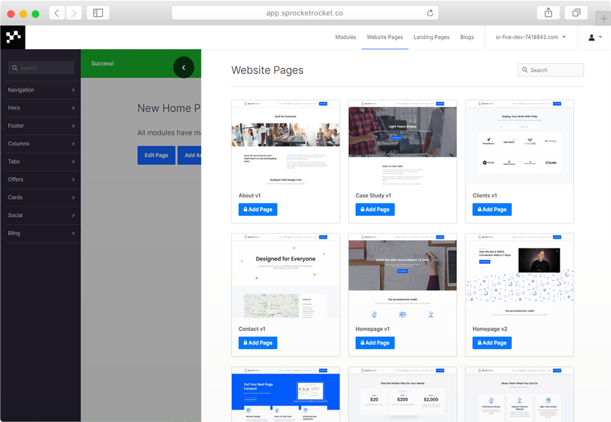 Sprocket Rocket | Get Started