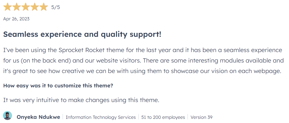 HubSpot CMS Themes - SR Theme Explainer | Sprocket Rocket